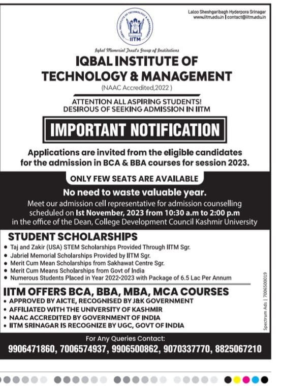 IITM - Notifications